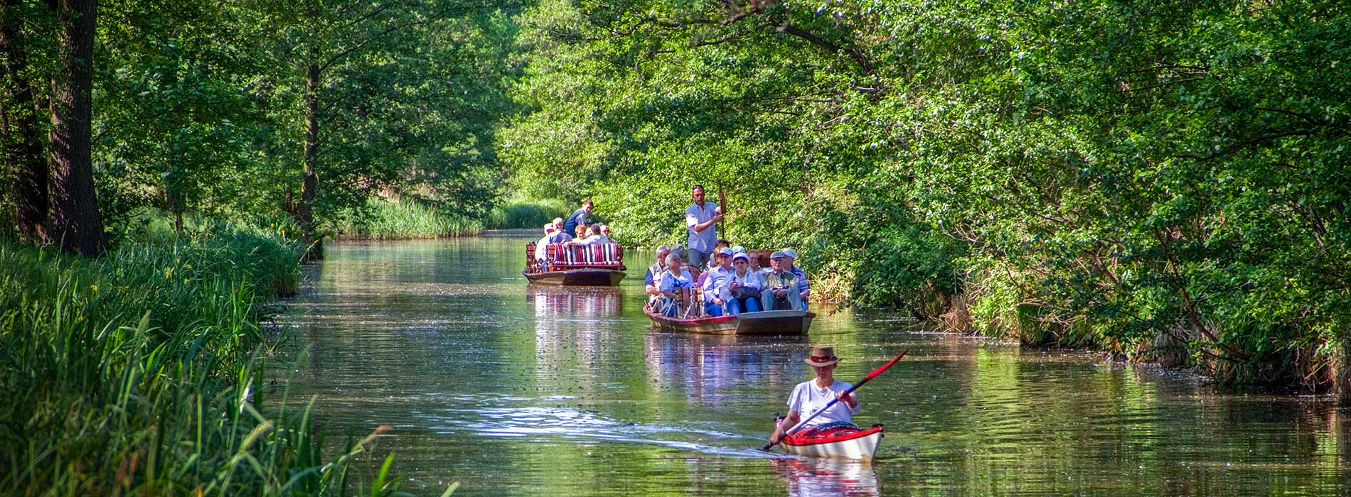 Kahnfahrten im Spreewald vom Radduscher Hafen